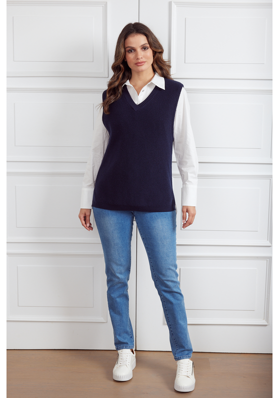 Mara Merino Women's Vest - BRAND-NEWPORT : gabriella Clothing NZ ...