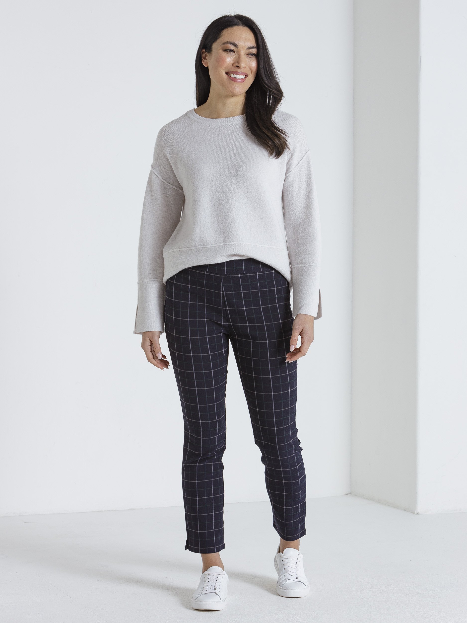7/8 Check Women's Pant - Marco Polo | Buy Marco Polo Clothing Online ...